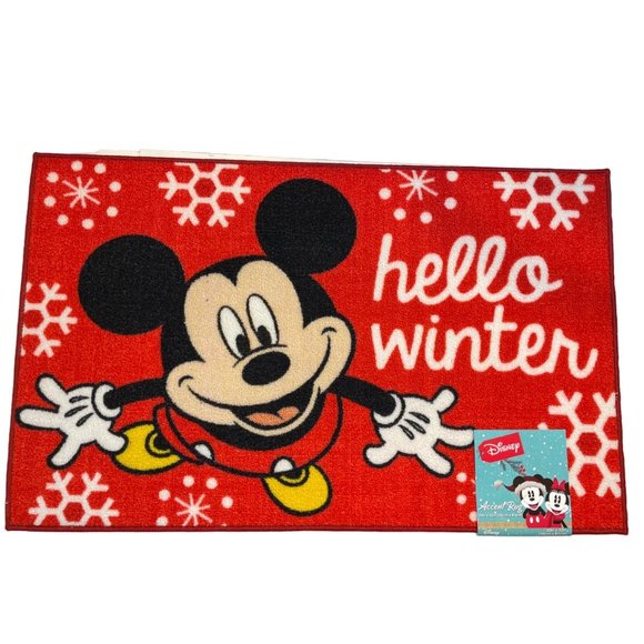 Disney | Holiday | Disney Mickey Mouse Holiday Accent Rug | Poshmark